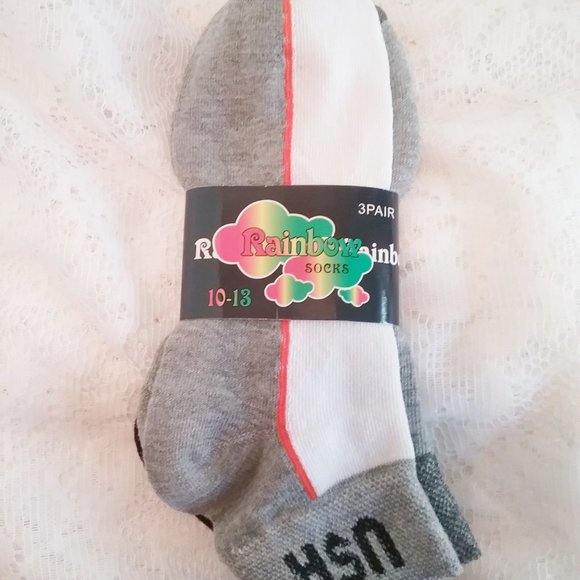 Rainbow | Underwear & Socks | Rainbow 3 Pack Of Socks | Poshmark